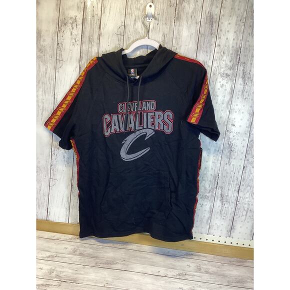 NBA | Shirts | Cleveland Cavaliers Nba Short Sleeve Hoodie Sweatshirt ...